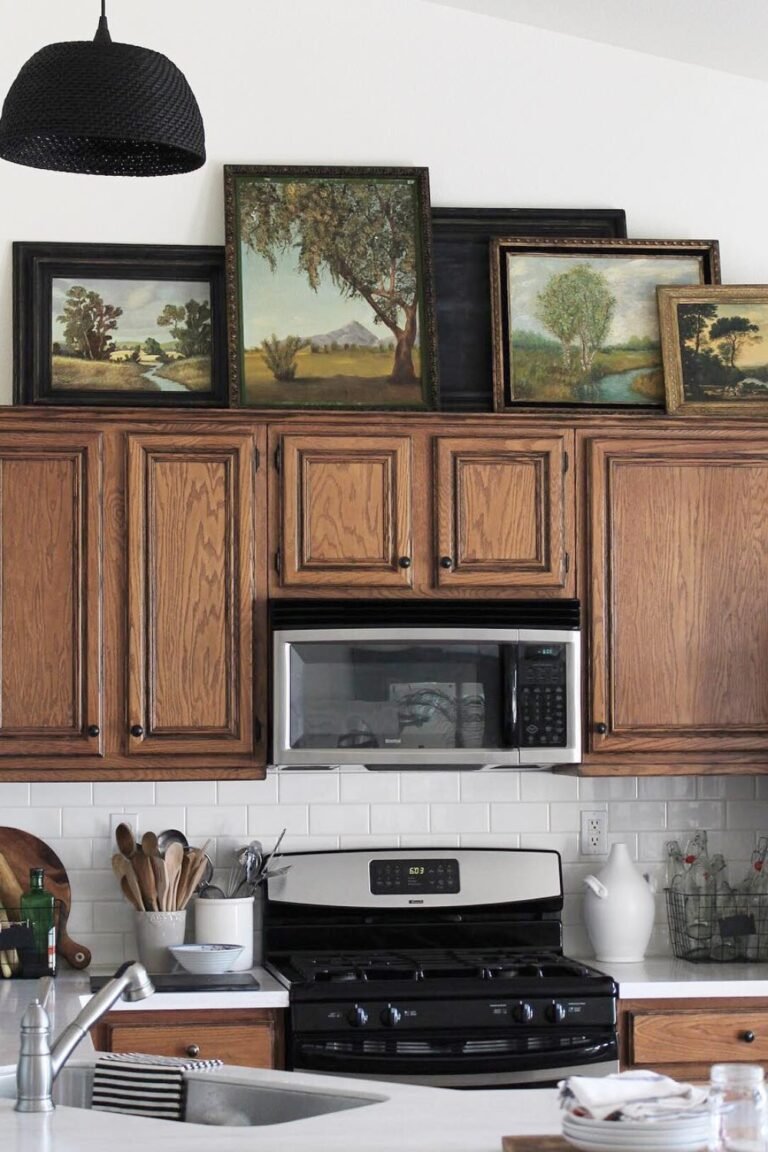 15 Space Above Kitchen Cabinets Decor Ideas for 2026 – Styli Casa